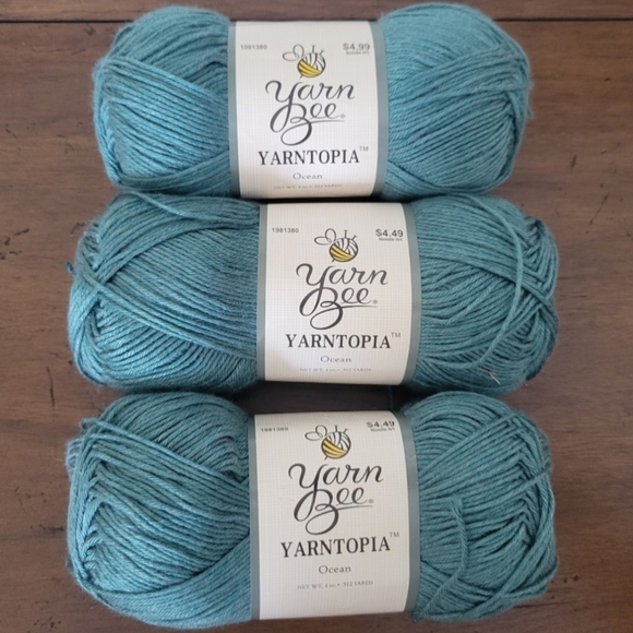 Hobby Lobby | Office | New 3 Yarn Bee Yarntopia Ocean | Poshmark